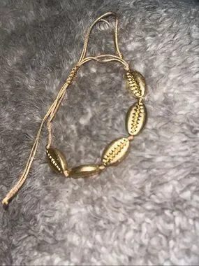 Plunder | Jewelry | Plunder Gold Cowrie Link Bracelet | Poshmark